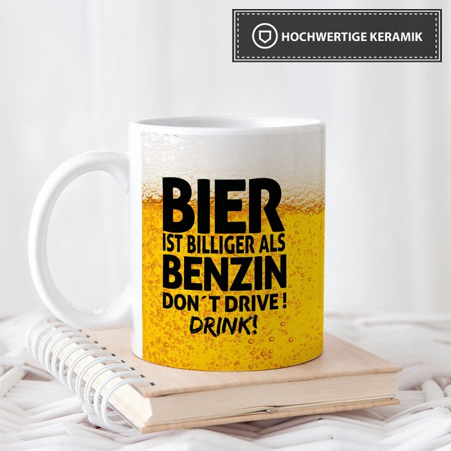 Bier Tasse - Don't drive! Drink! | TASSENDRUCK, 10,95