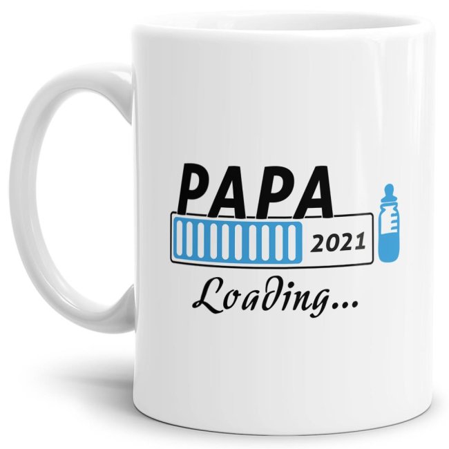Tasse Papa 2021 Loading… Weiss | TASSENDRUCK, 10,95