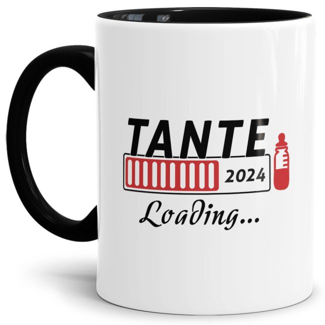Tasse Tante 2024 Loading… Schwarz | TASSENDRUCK, 11,95