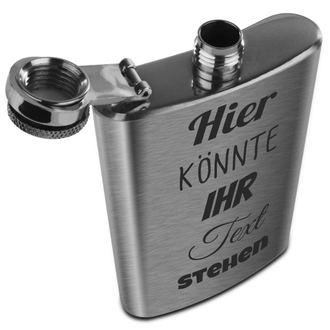 Flachmann mit Gravur | Tassendruck